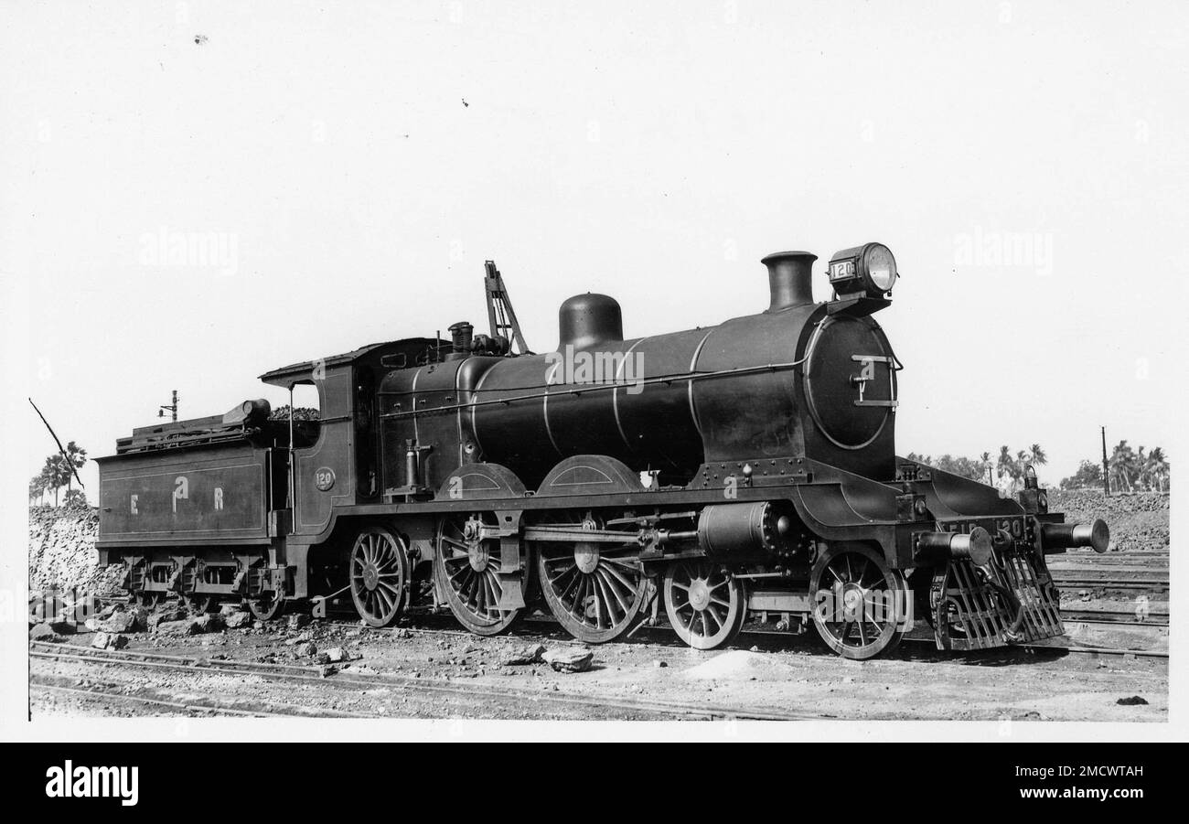 Indian railway Banque d'images noir et blanc - Alamy