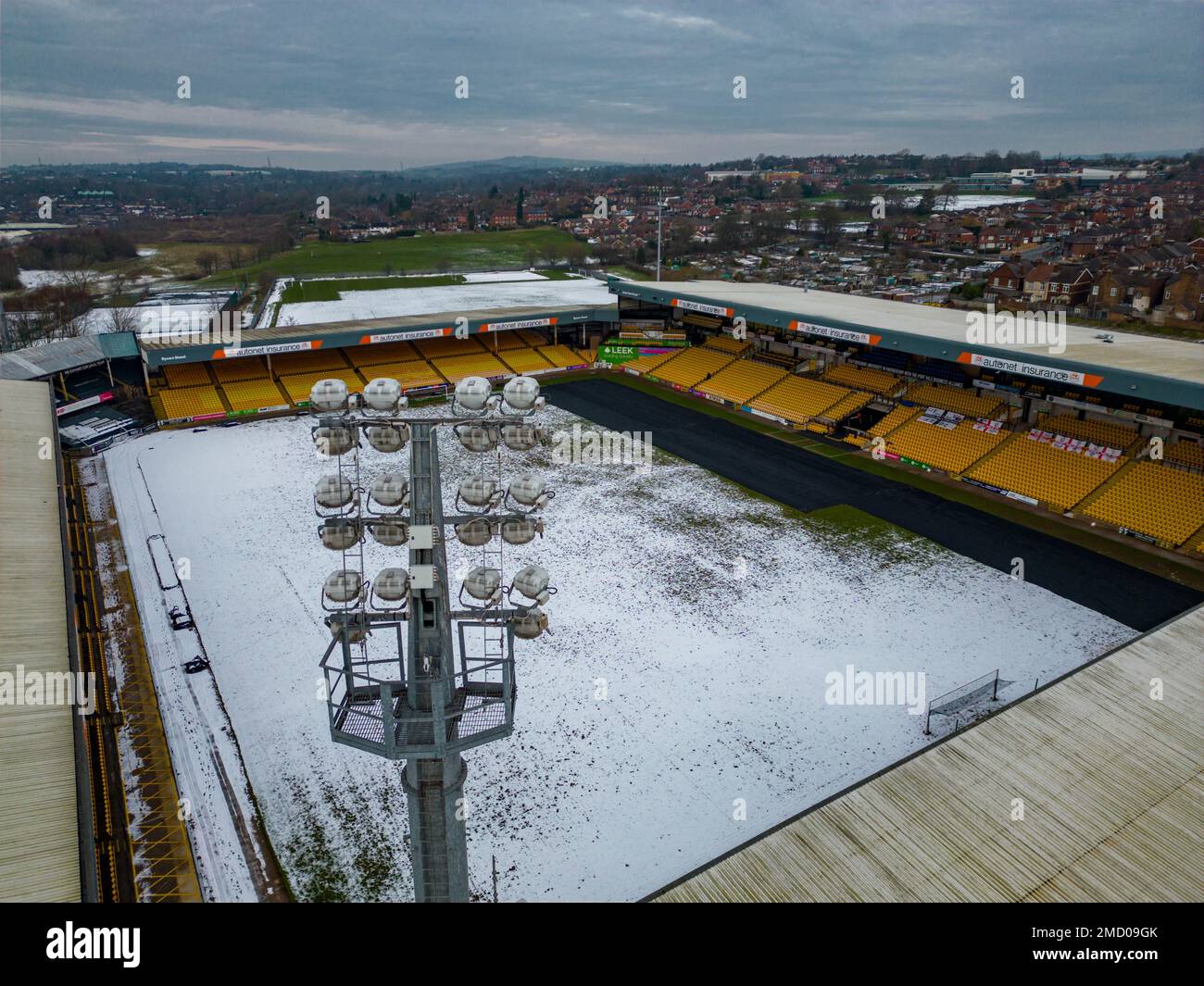 Antenne du stade de vale park Banque de photographies et d’images à ...