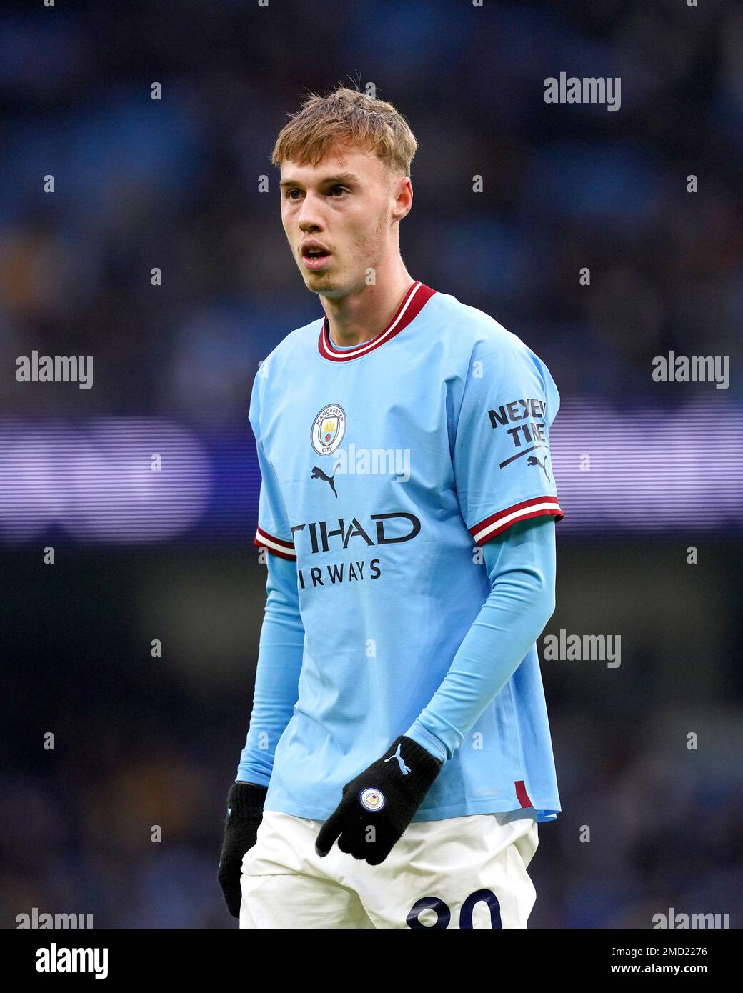 Cole Palmer de Manchester City pendant le match de la Premier League au Etihad Stadium de ...