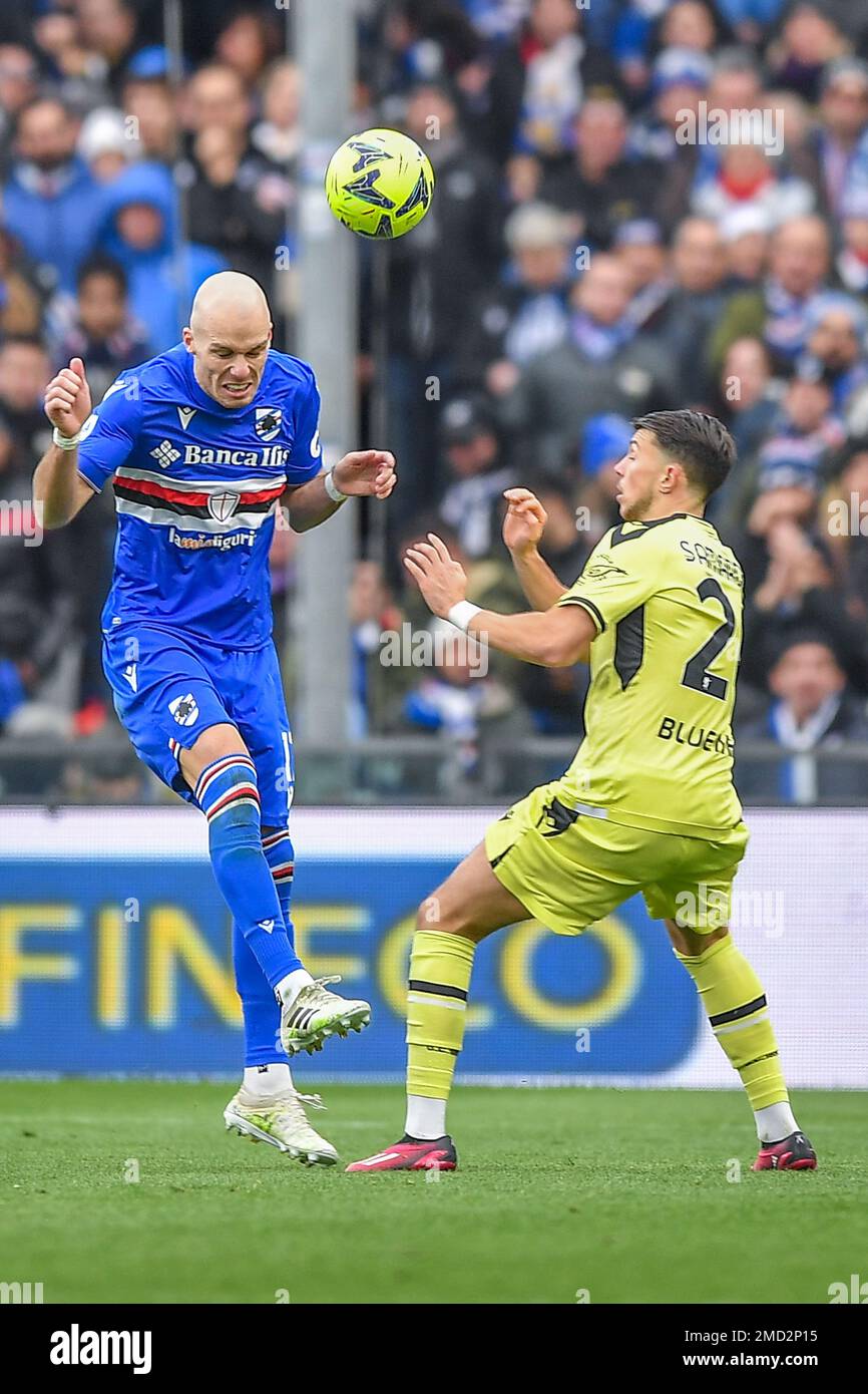 Stade Luigi Ferraris, Gênes, Italie, 22 janvier 2023, Bram Johan Andre ...