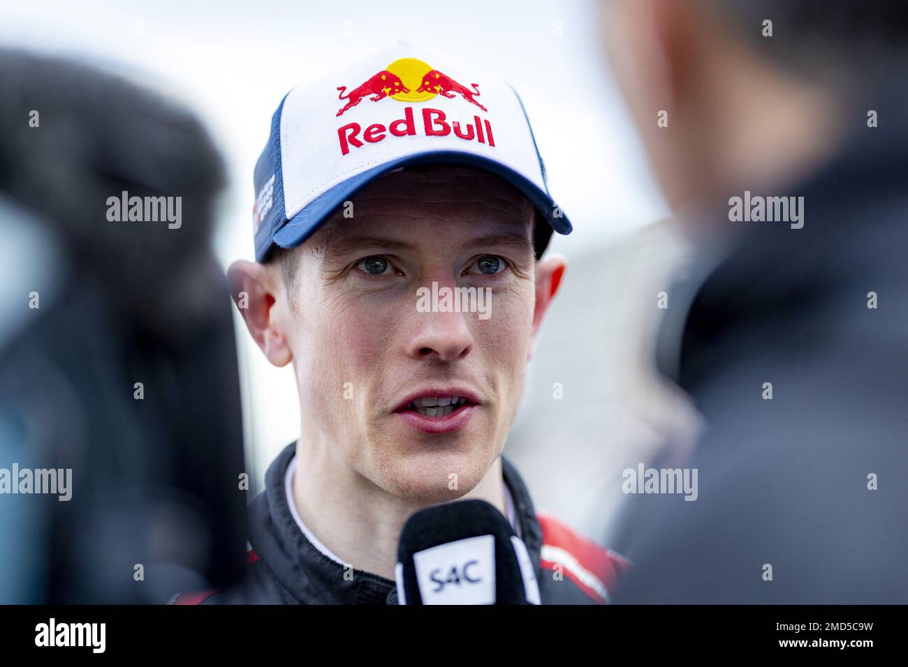 EVANS Elfyn (GBR), TOYOTA GR Yaris Rally1 hybride, portrait pendant le Rallye automobile Monte ...