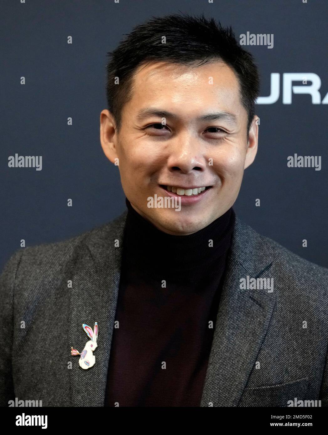 Director Anthony Chen poses at the premiere of the film "Drift" at the ...