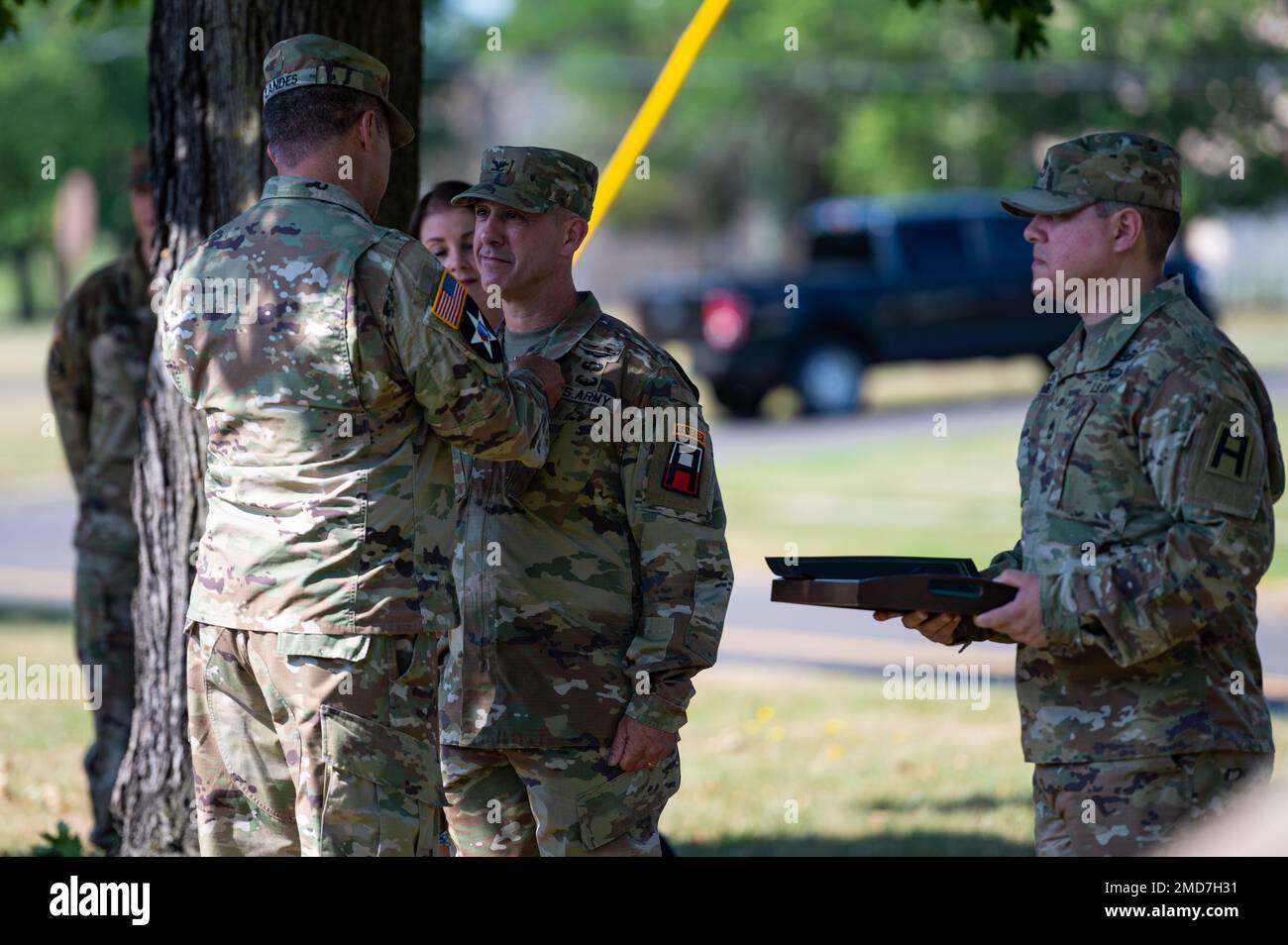 ÉTATS-UNIS Le général de division Mark Landes, commandant de la ...