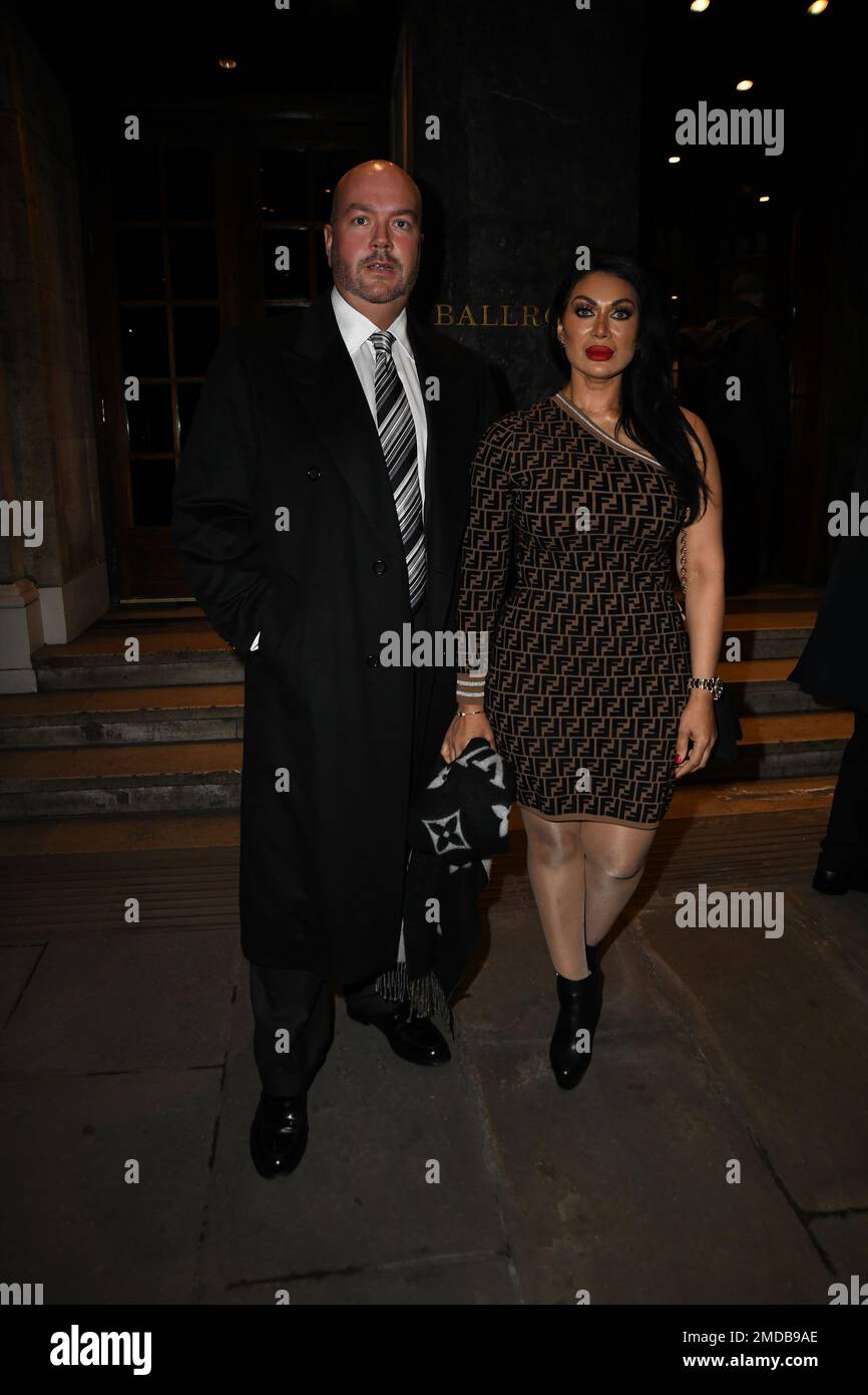 Jonathan sothcott et jeanine sothcott au mayfair times Banque de ...