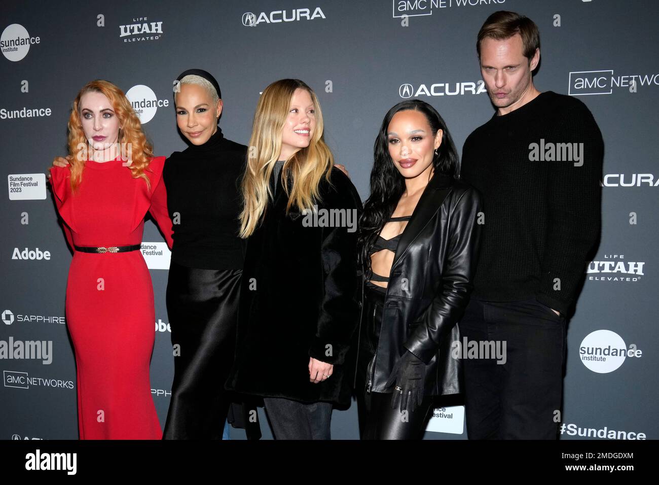 Caroline Boulton, from left, Amanda Brugel, Mia Goth, Cleopatra Coleman ...