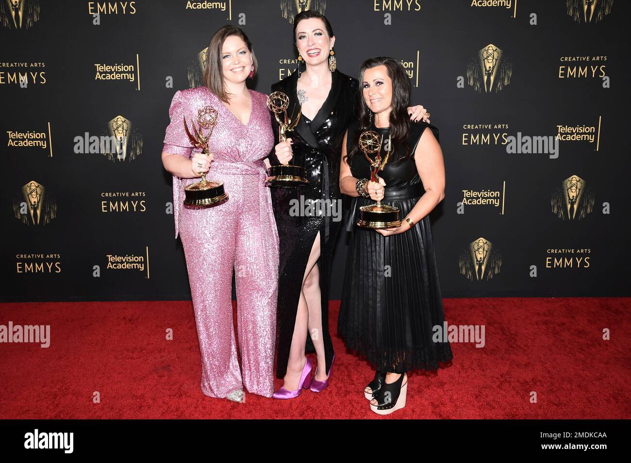 Michelle Roy, Analucia McGorty and Linda Giammarese pose with their ...