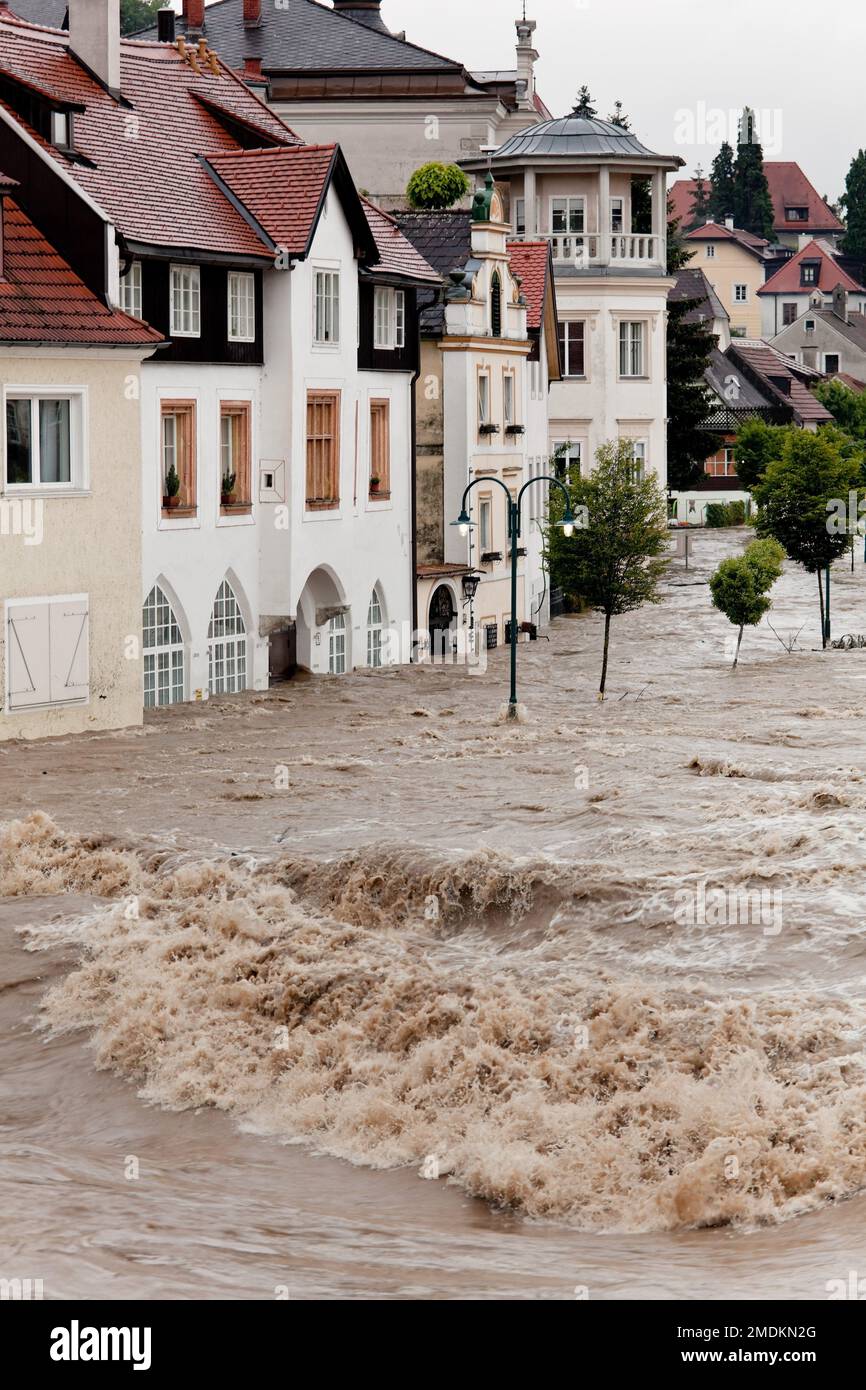 Autriche inondations et inondations Banque de photographies et d’images ...