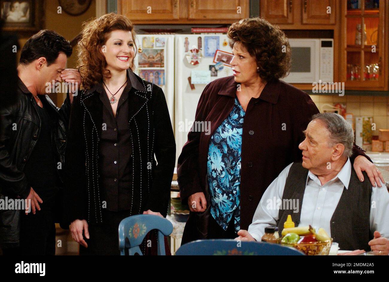 FILE - Cast members, from left, Louis Mandylor, Nia Vardalos, Lainie ...