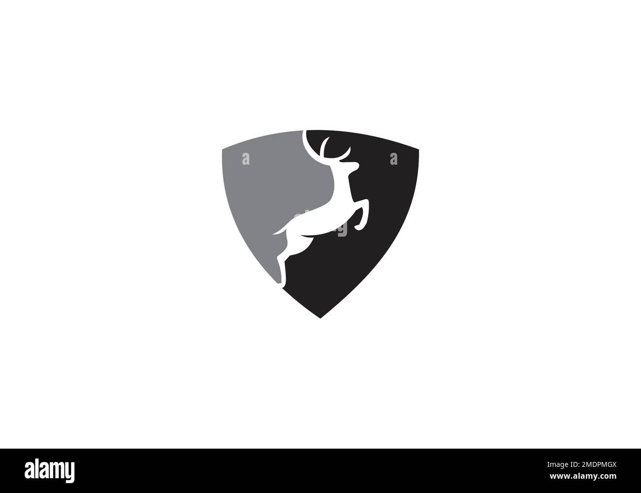 Logo de cerf Banque d'images détourées - Alamy