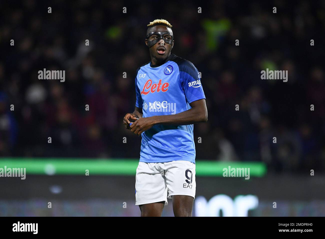 SALERNO, ITALIE - JANVIER, 21: Victor Osimhen de SSC Napoli en action ...