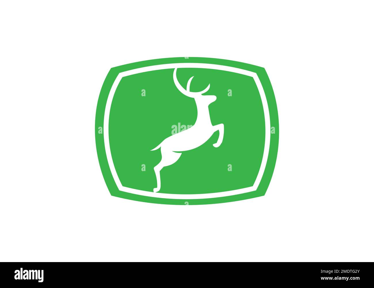 Logo tete cerf Banque d'images vectorielles - Page 3 - Alamy