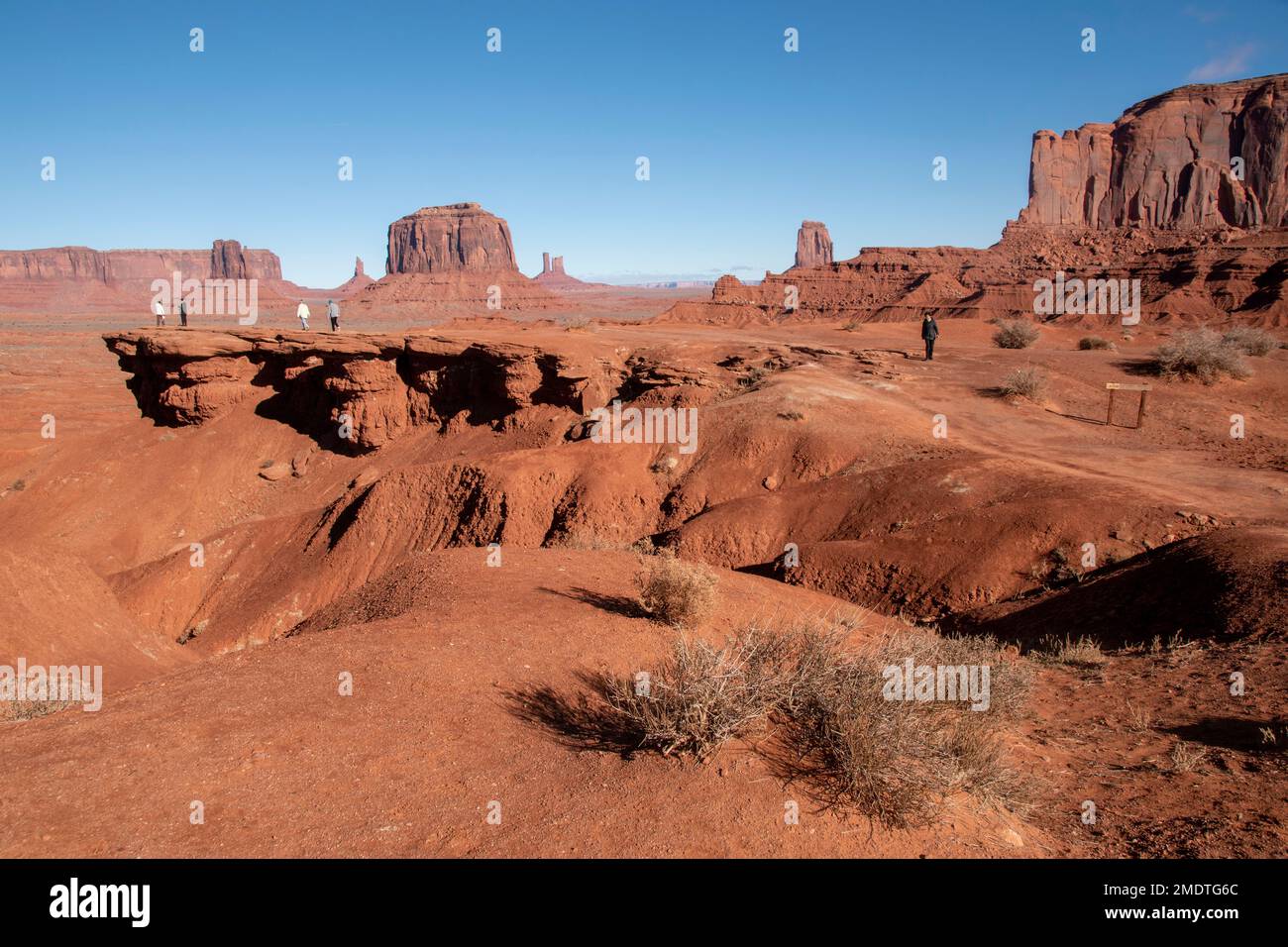 Monument Valley est un symbole emblématique du sud-ouest américain, qui ...