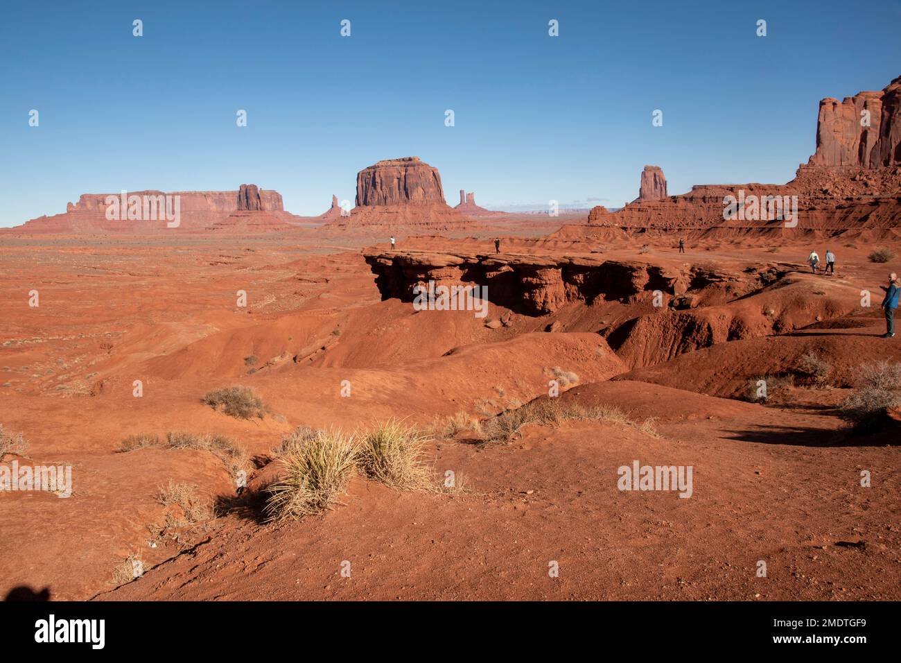 Monument Valley est un symbole emblématique du sud-ouest américain, qui ...