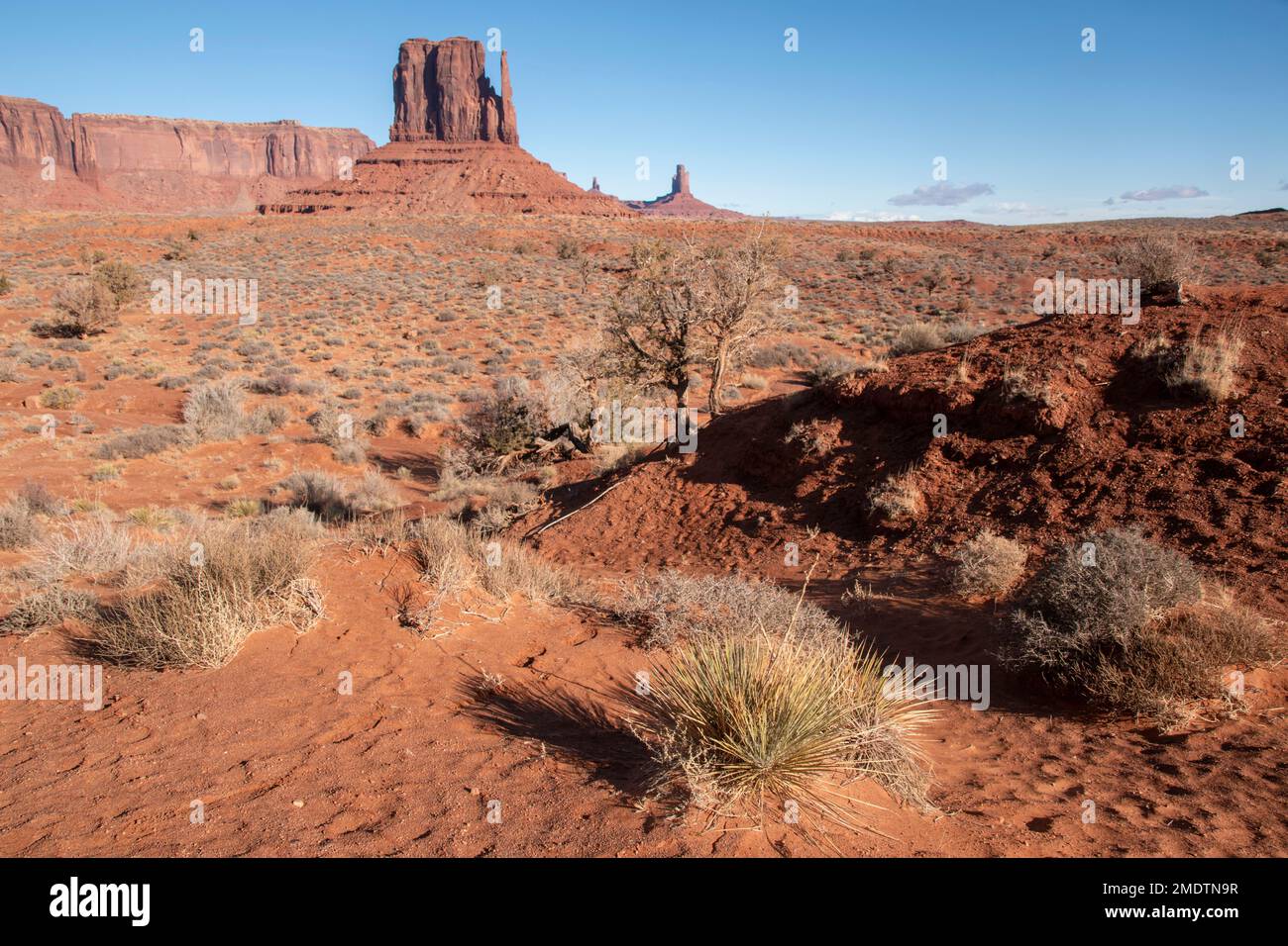 Monument Valley est un symbole emblématique du sud-ouest américain, qui ...