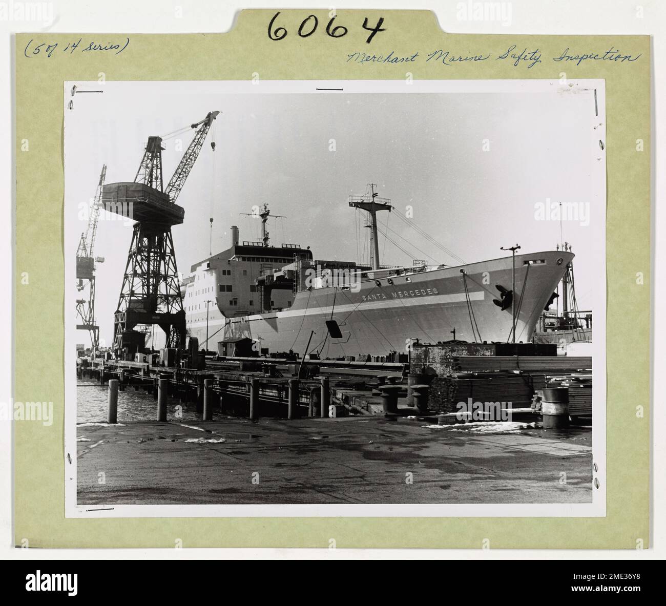 Le SS Santa Mercedes, un navire de transport de passagers et de ...