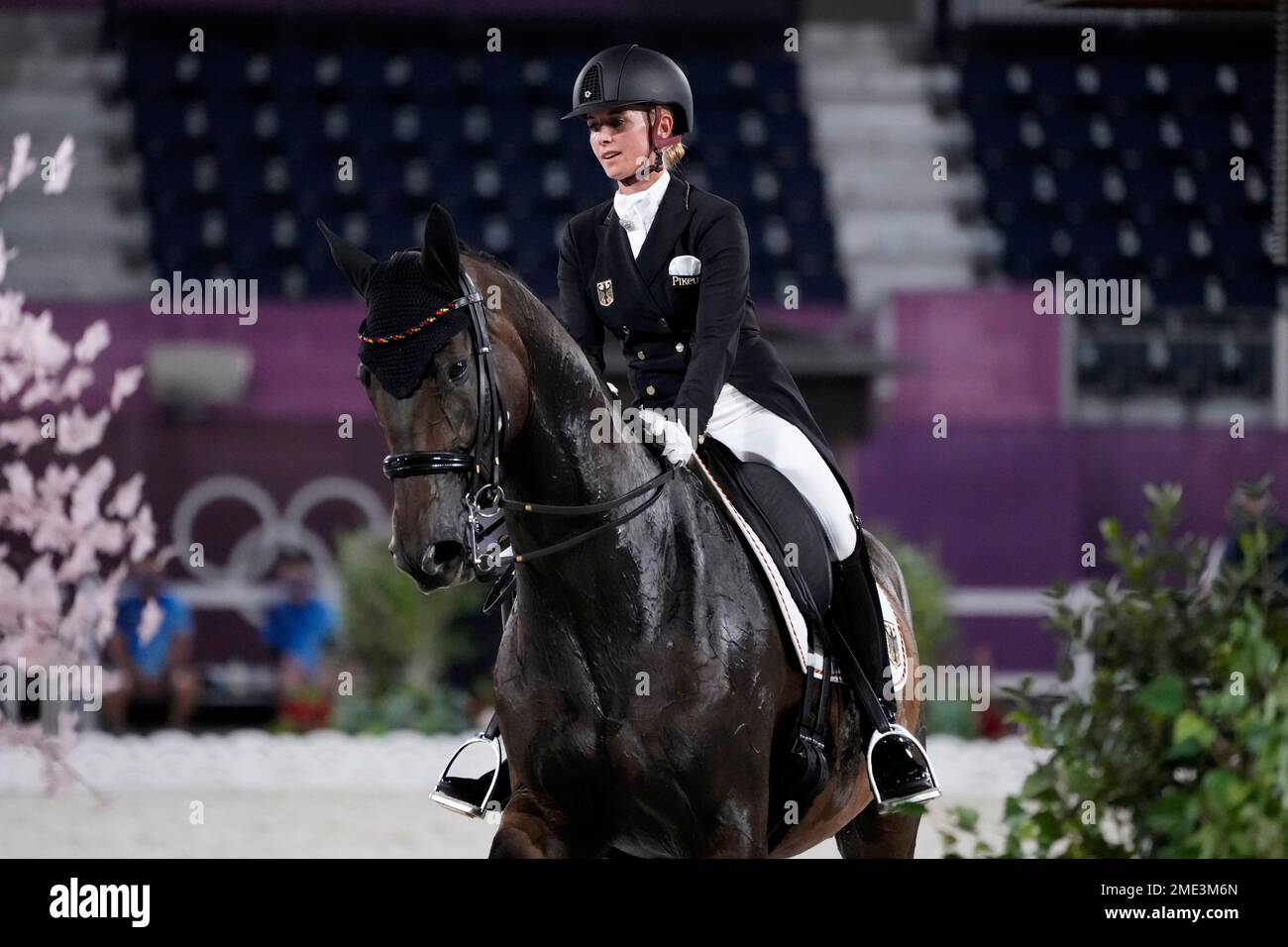 Germany's Jessica von Bredow-Werndl, riding TSF Dalera, competes in the ...