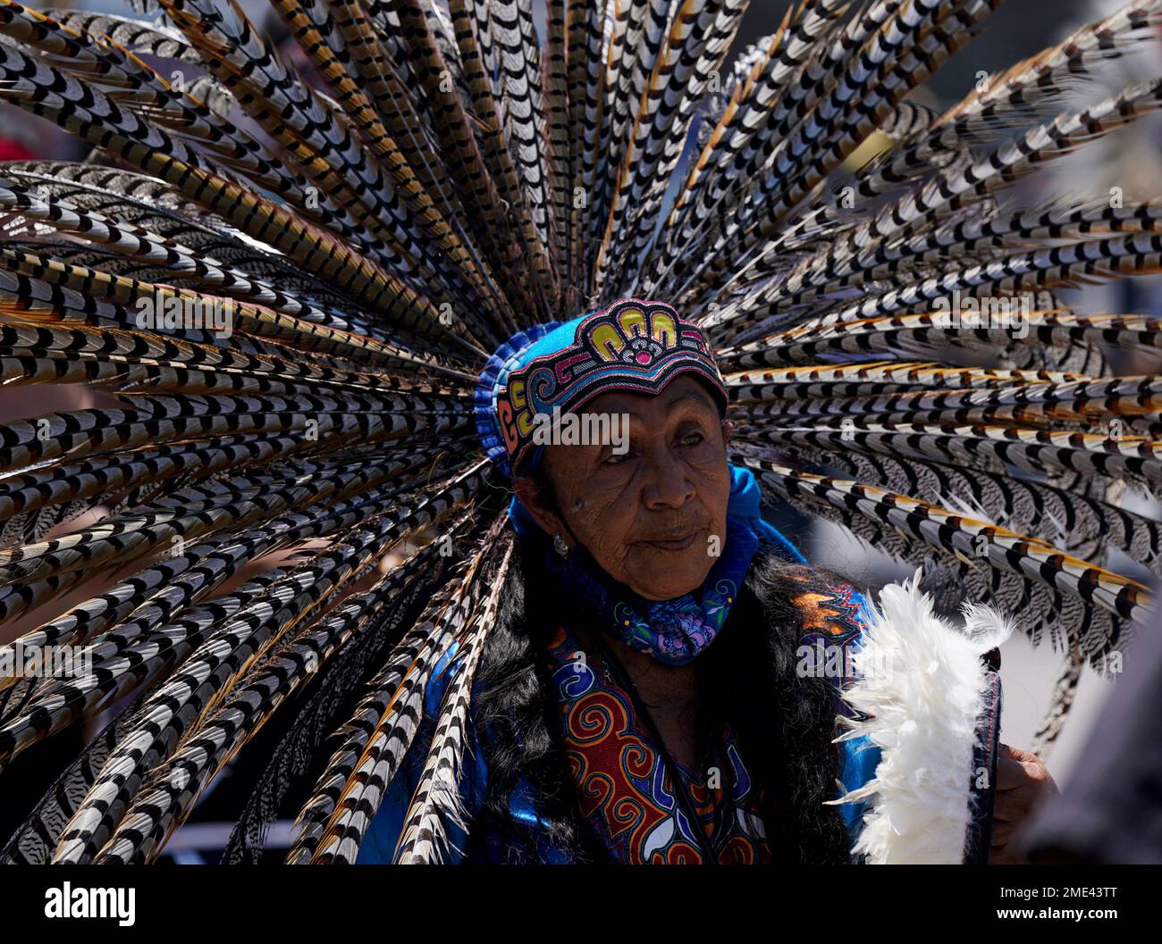 A dancer joins a performance as part of the commemoration marking the 700 year anniversary of ...
