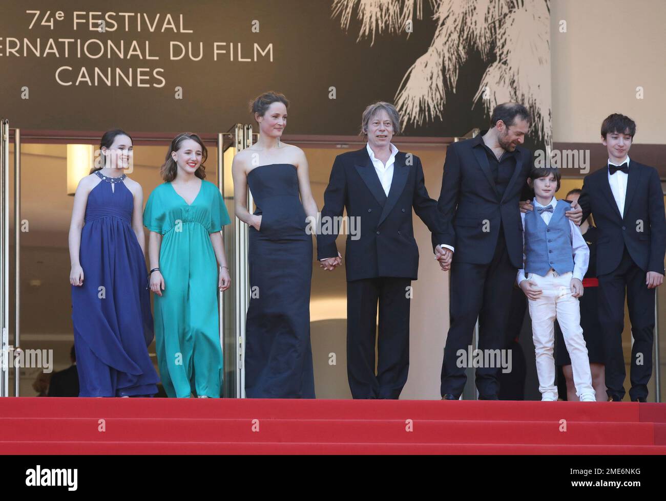 Anne-Sophie Bowen-Chatet, from left, Juliette Benveniste, Vicky Krieps ...