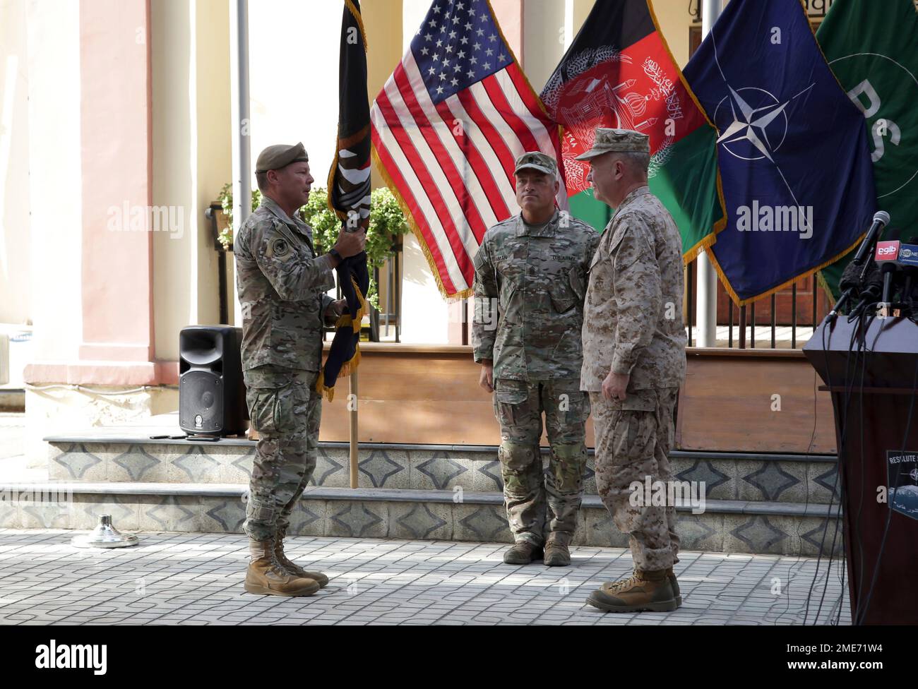 U.S. Army Gen. Scott Miller, the top U.S. commander in Afghanistan ...