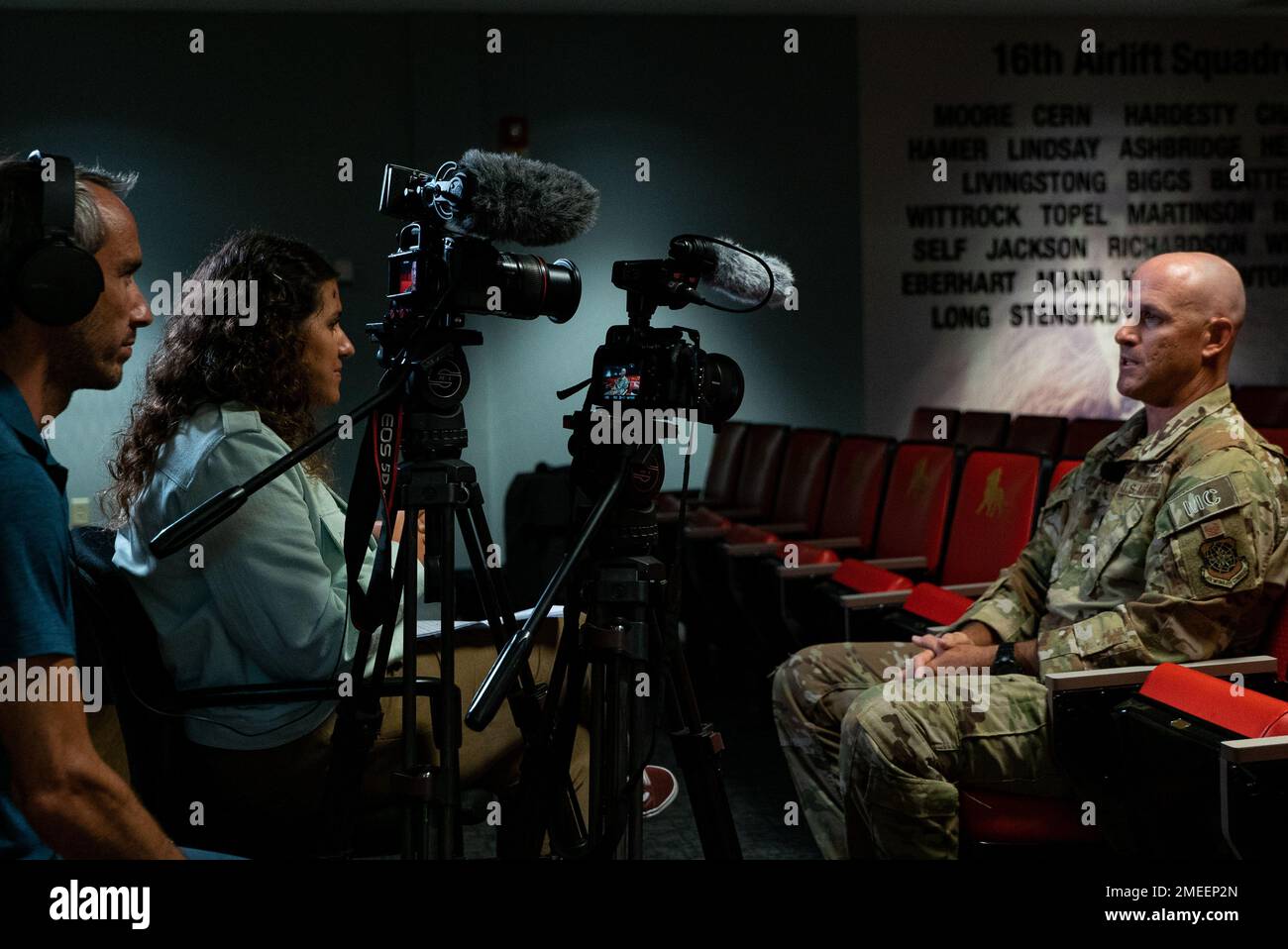 France journalistes de télévision interview des États-Unis Le ...