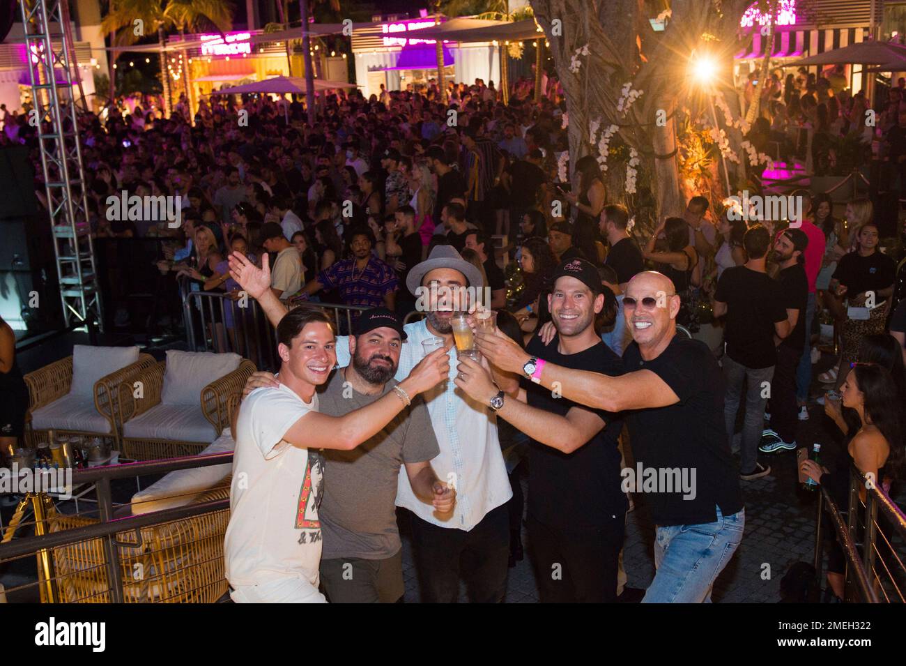 Erik Rutter, from left, Alan Drummond, Sven Vogtland, David Weitz, and ...