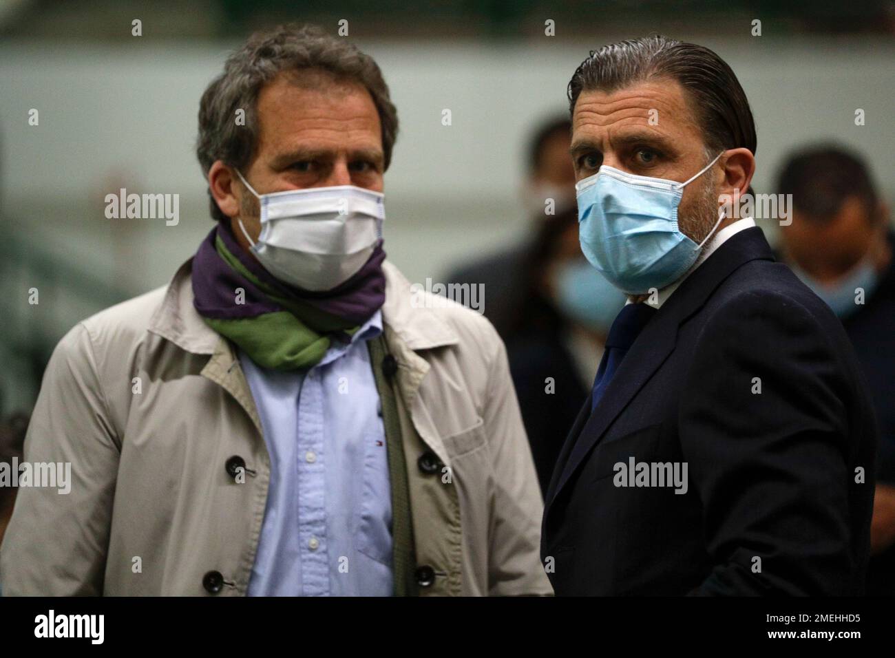 Fabrizio Natale, right, father of Gabriel Natale-Hjorth, and uncle ...