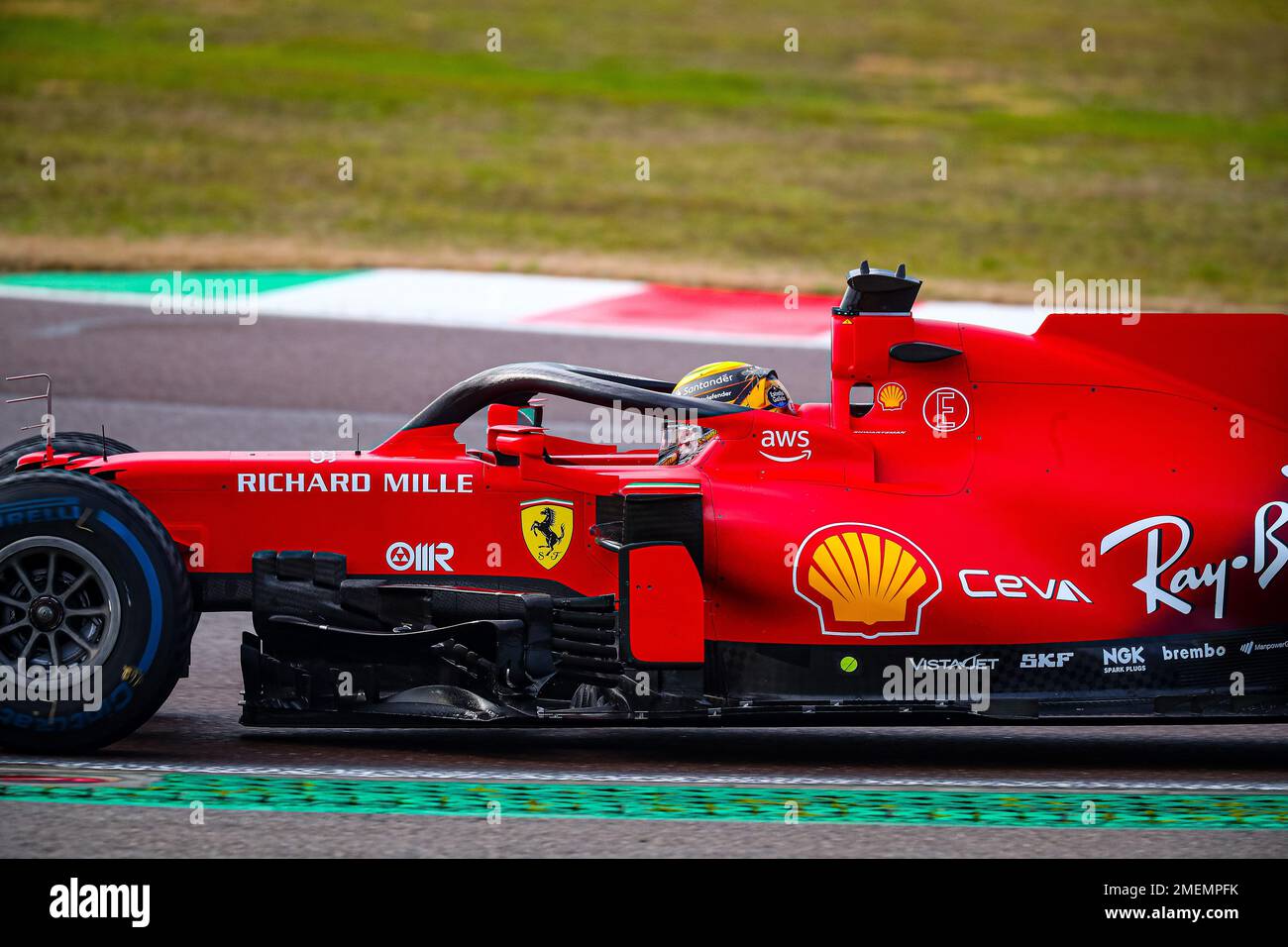 #39 Robert Shwartzman, Scuderia Ferrari lors d'un essai avec l'ancienne ...