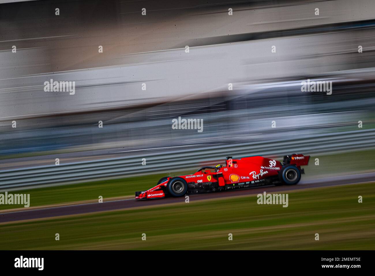 #39 Robert Shwartzman, Scuderia Ferrari lors d'un essai avec l'ancienne ...