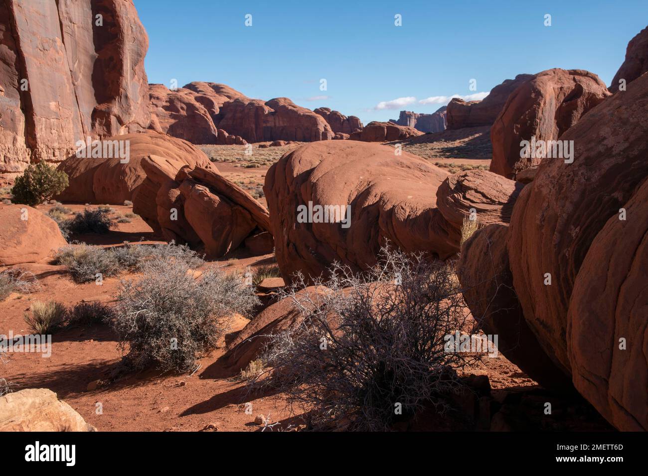 Monument Valley est un symbole emblématique du sud-ouest américain, qui ...