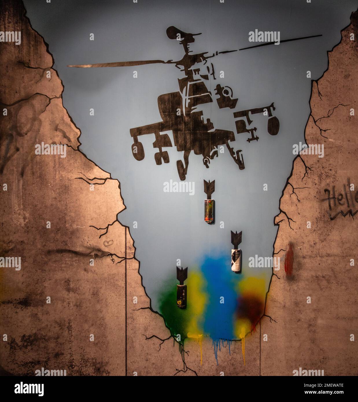 Banksy palestine Banque de photographies et d’images à haute résolution ...