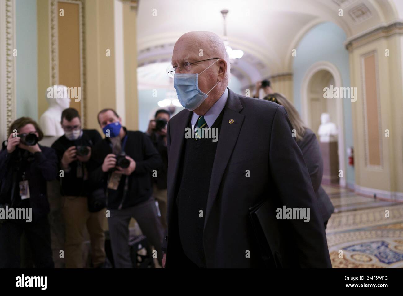 Sen. Patrick Leahy, D-Vt., the president pro tempore of the Senate ...