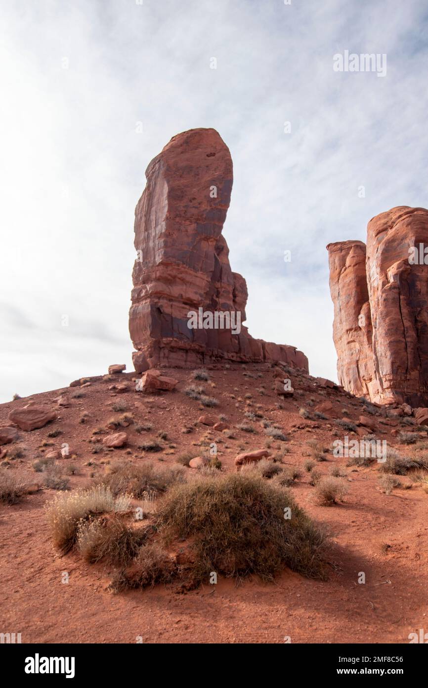 Monument Valley est un symbole emblématique du sud-ouest américain, qui ...