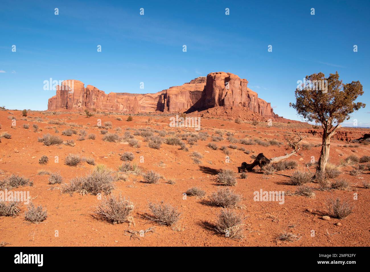 Monument Valley est un symbole emblématique du sud-ouest américain, qui ...