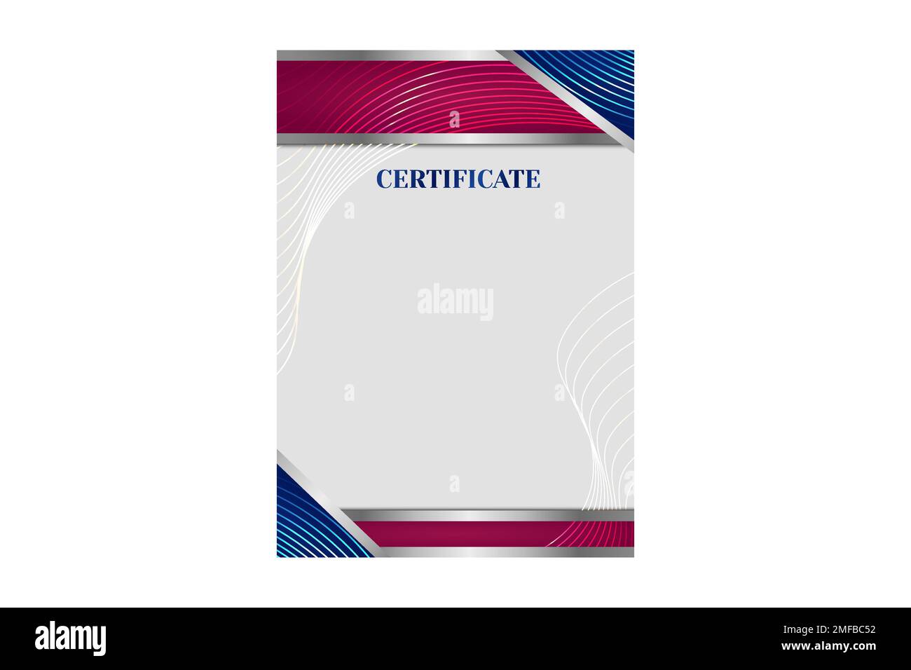 Printable certificate Banque de photographies et d’images à haute ...