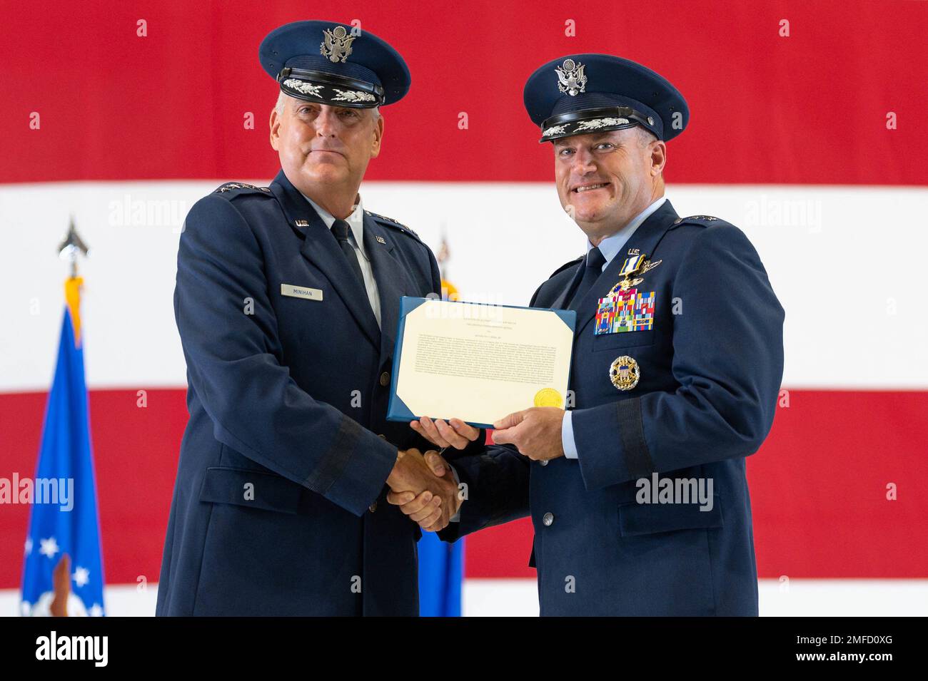 ÉTATS-UNIS Le général de la Force aérienne Mike Minihan, commandant du ...