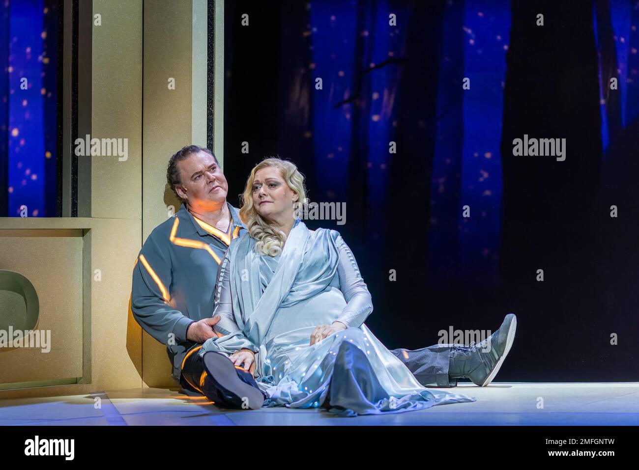 PRODUCTION - 23 janvier 2023, Brandenburg, Cottbus: Lors d'une ...