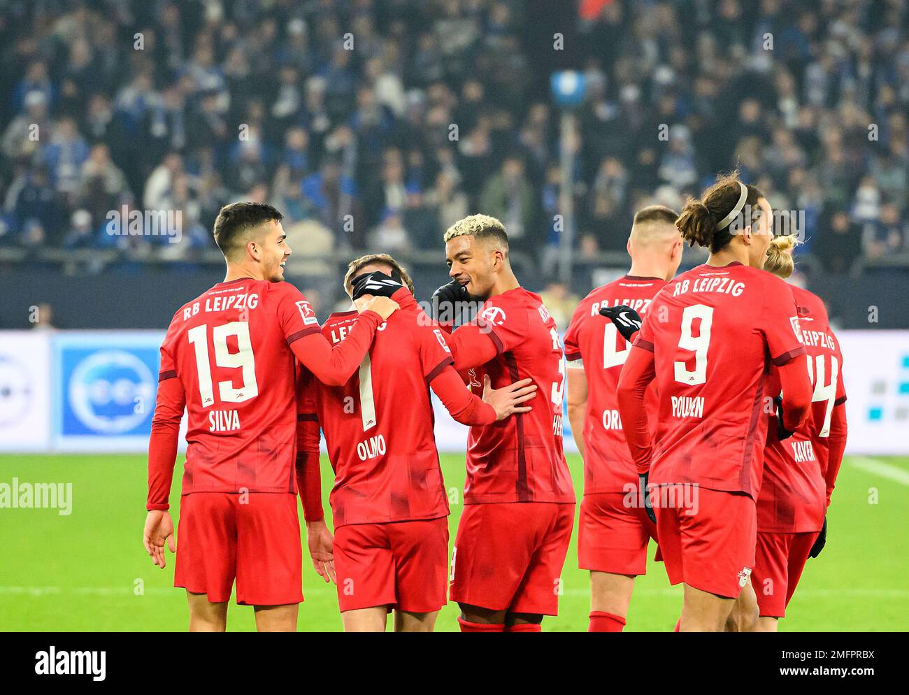 Jubilation L, de gauche à droite Andre SILVA (L), Dani OLMO (L ...