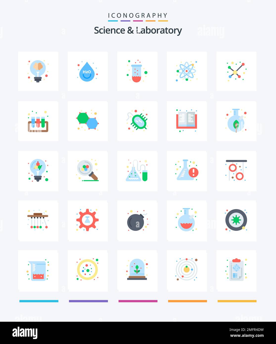 Tubes de réaction Banque d'images vectorielles - Alamy