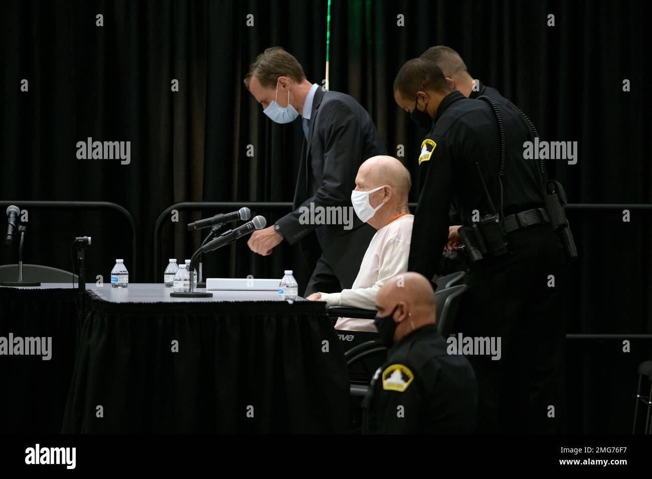 Joseph James DeAngelo arrives to a hearing to be sentenced in ...