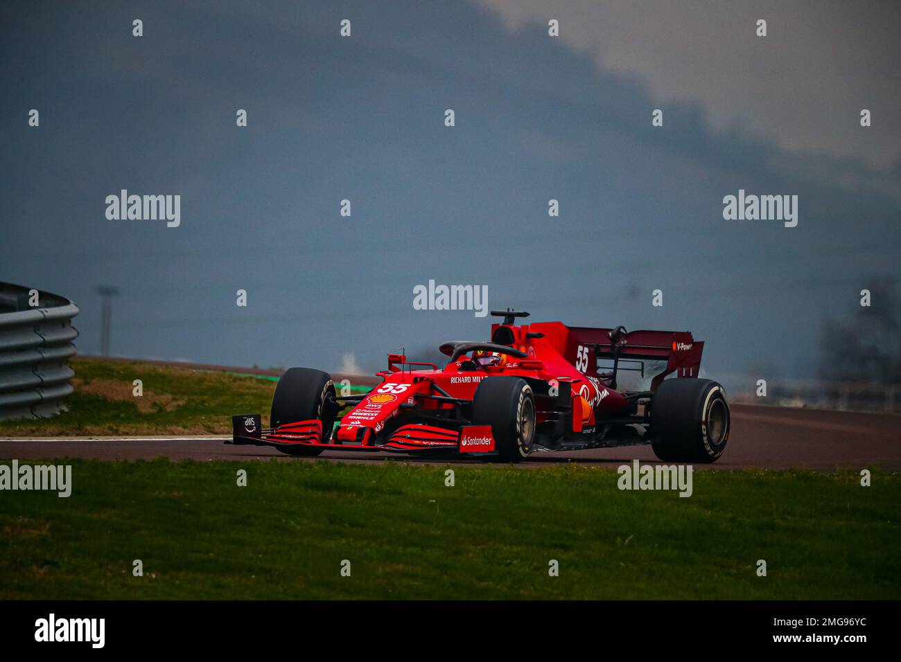 #55 Carlos Sainz, Scuderia Ferrari lors d'un essai avec l'ancienne Ferrari SF-21 2021 à Fiorano ...