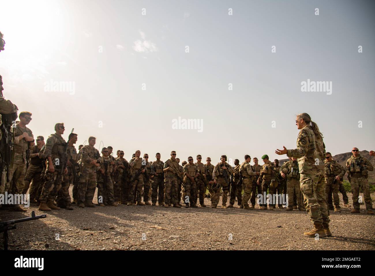 ÉTATS-UNIS Le général de division de l'armée Jami Shawley, commandant ...
