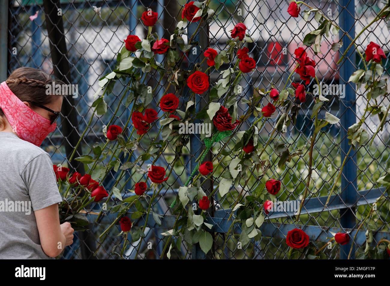 Louise James, 36, of England, a U.S. history teacher at the American ...