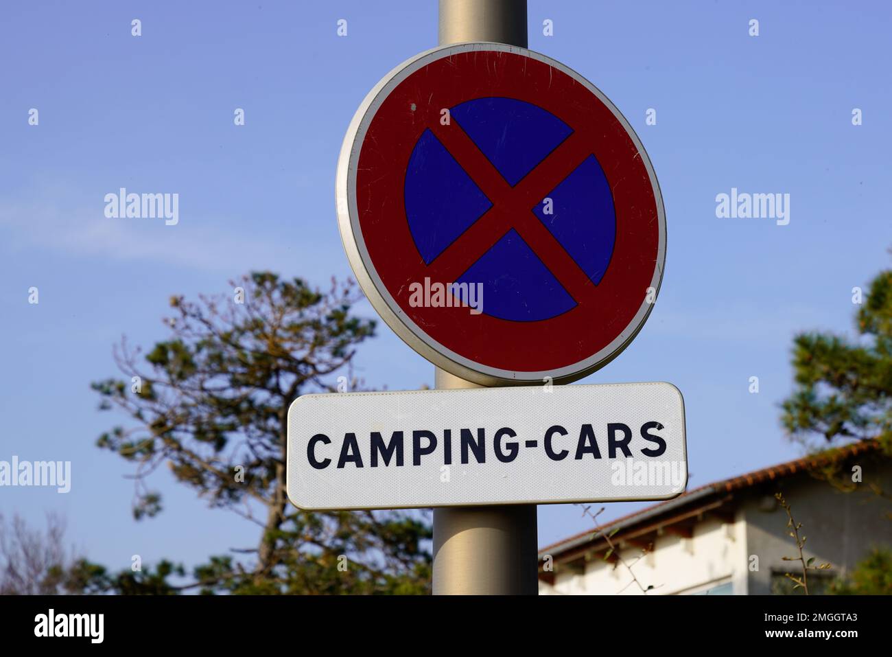 panneau pas de campervan pas permis véhicule récréatif symbole rv ...