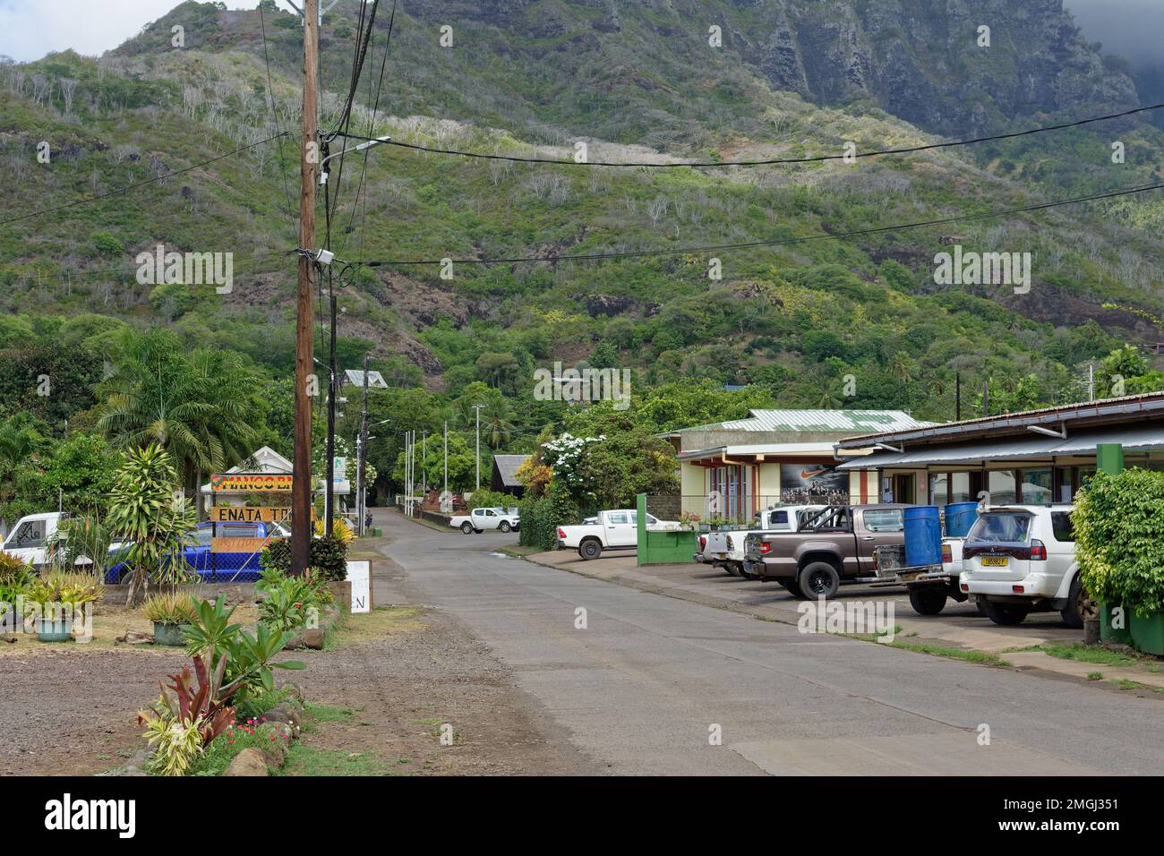 Atuona village Banque de photographies et d’images à haute résolution - Alamy