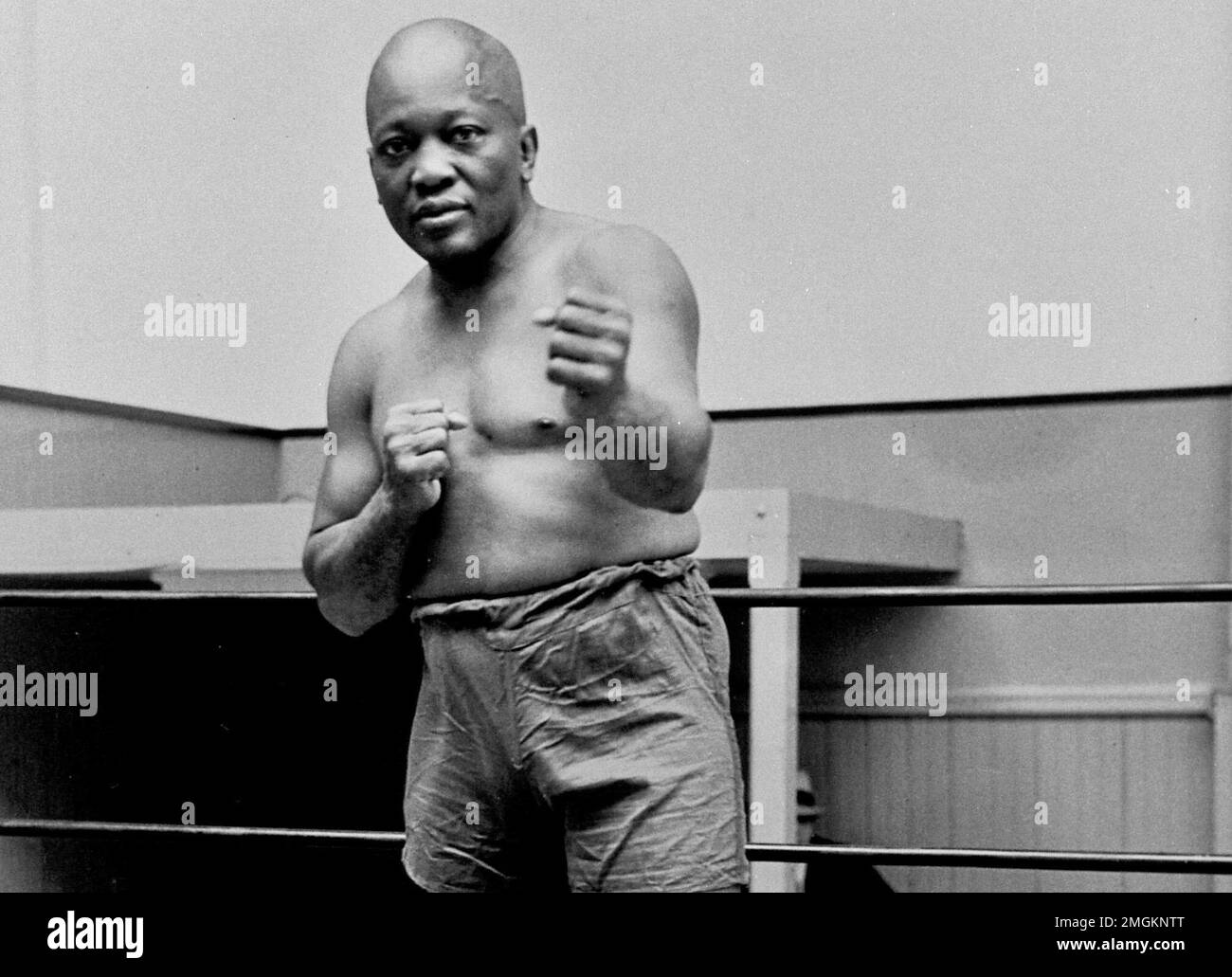 FILE - In this 1932 file photo, boxer Jack Johnson, the first black ...