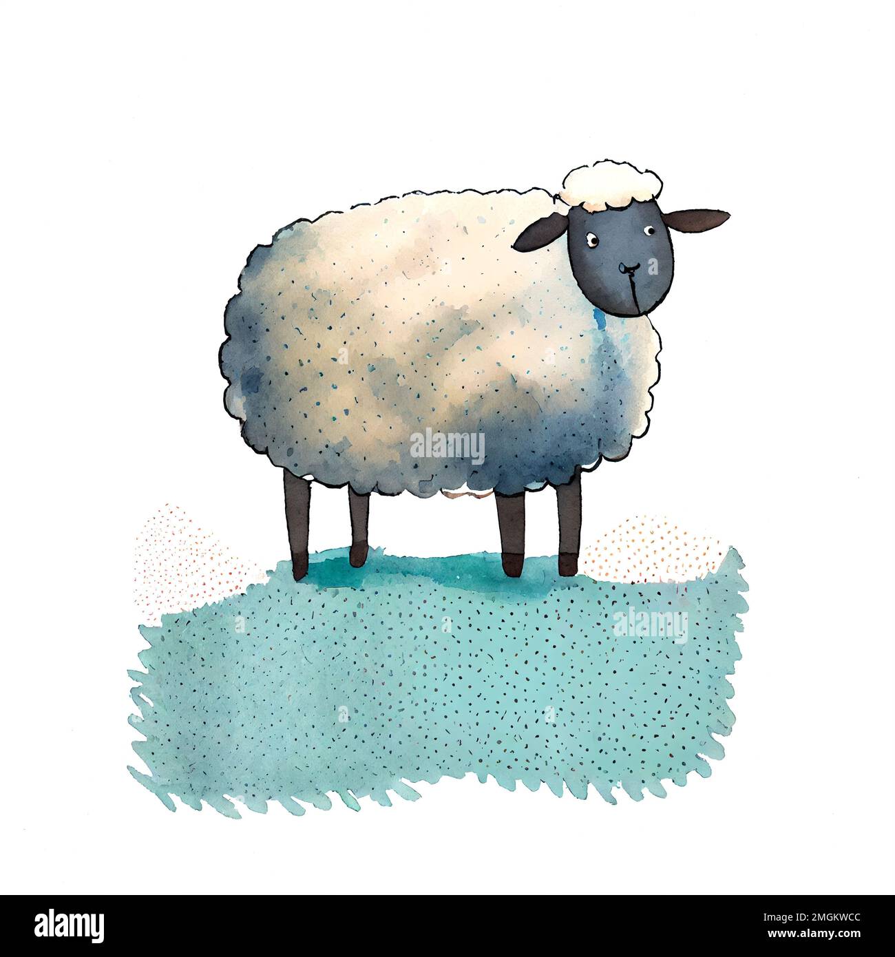 Moutons dessinés à la main Banque de photographies et d’images à haute ...