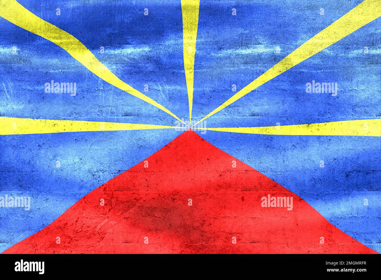 Drapeau officiel de la réunion Banque de photographies et d’images à ...