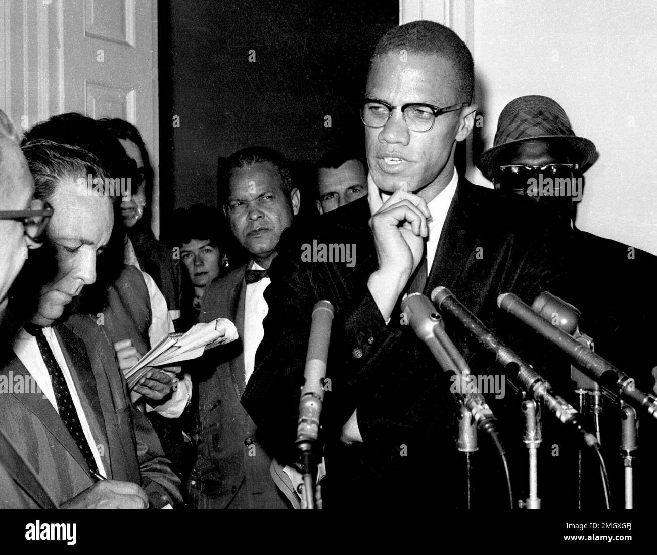 FILE - In this May 16, 1963, file photo, civil rights leader Malcolm X ...
