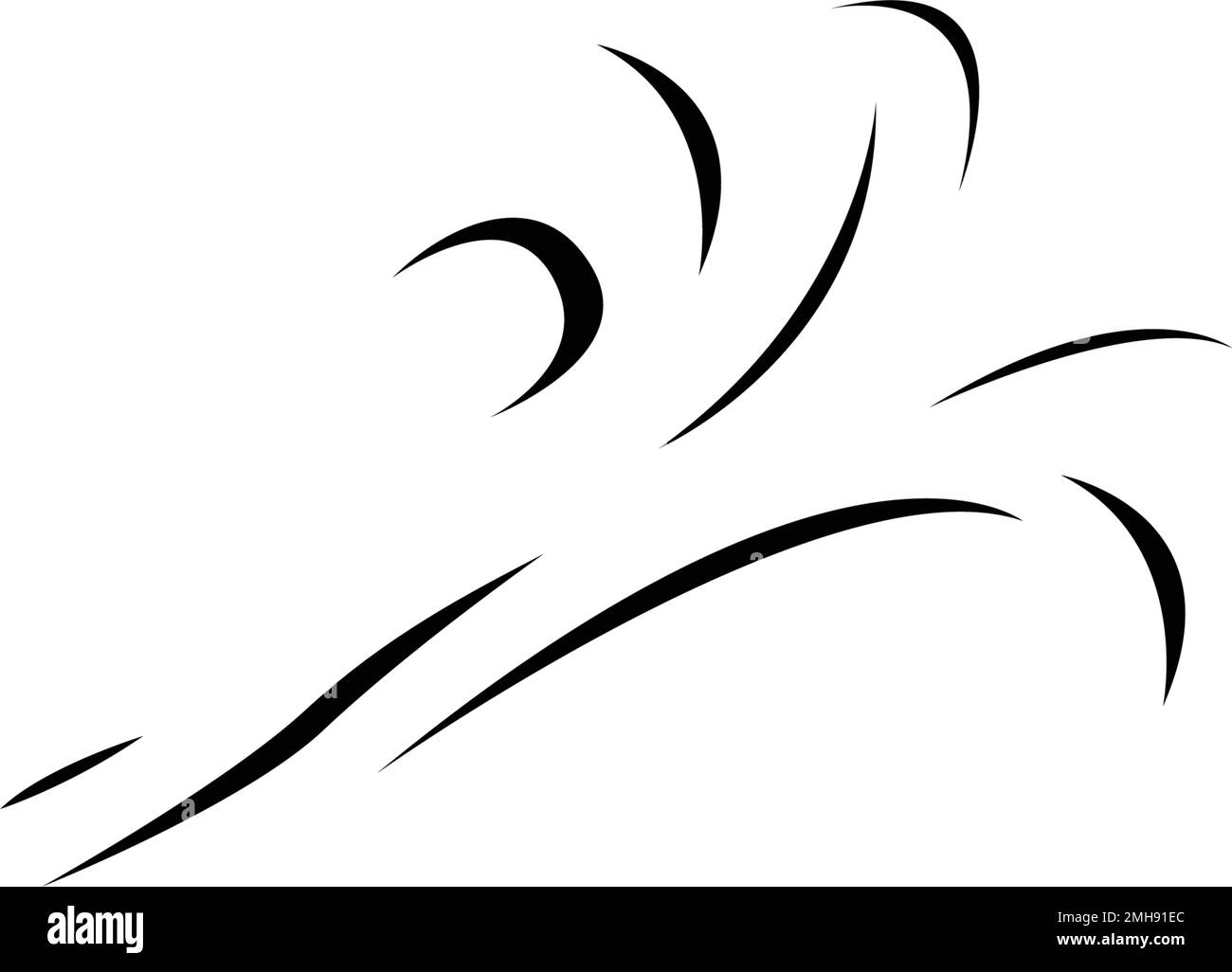 Logo du vent Banque d'images vectorielles - Alamy