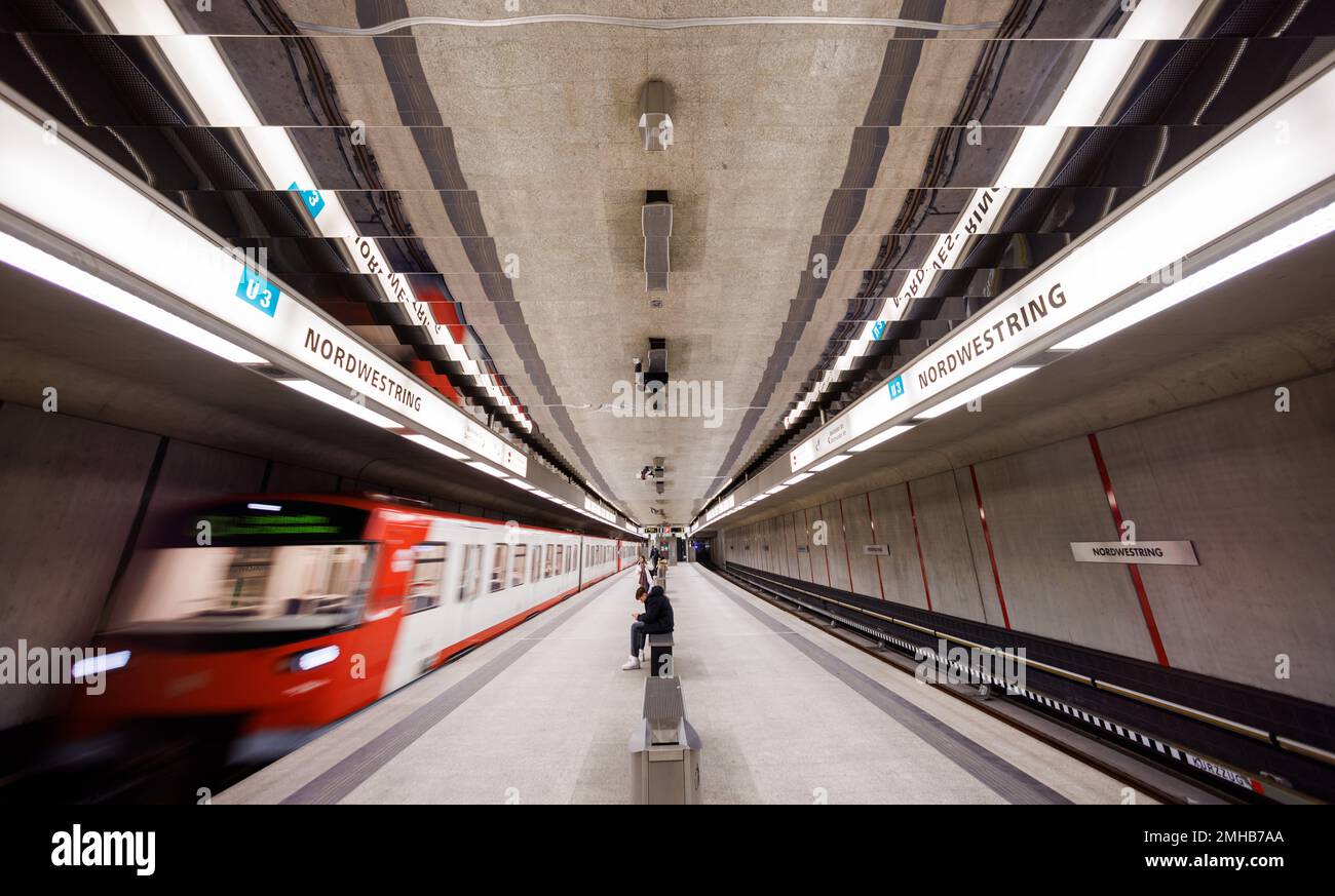 Nuremberg, Allemagne. 25th janvier 2023. Un métro entièrement ...